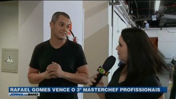 Rafael Gomes é o campeão do 3º Masterchef Profissionais
