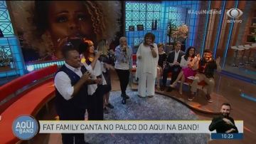 Fat Family canta 'Jeito Sexy' no Aqui na Band