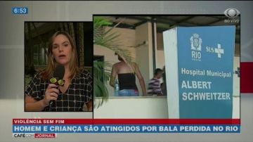 RJ: Homem e criança são atingidos por bala perdida