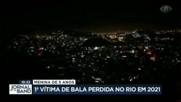 Menina de 5 anos é primeira vítima de bala perdida no RJ em 2021