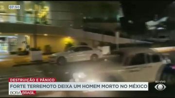 Forte terremoto deixa homem morto no México