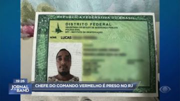 Chefe do comando vermelho é preso no Rio de Janeiro
