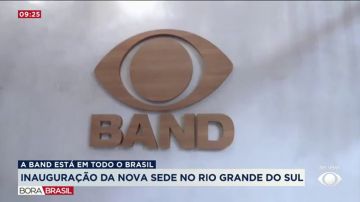Inauguração de nova sede da Band no Rio Grande do Sul