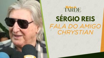Sérgio Reis fala sobre morte do cantor Chrystian: "vai deixar saudades"