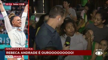Irmã de Daiane dos Santos comemora ouro de Rebeca Andrade