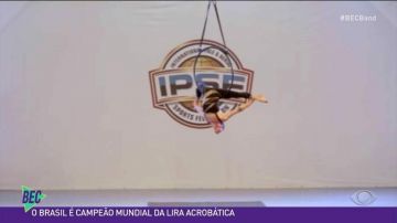 O que é lira acrobática? Esporte tem brasileiro campeão mundial