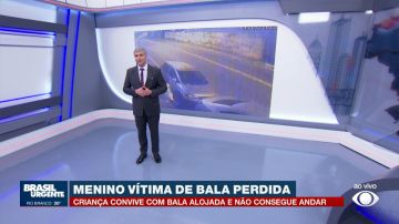 Menino é vítima de bala perdida