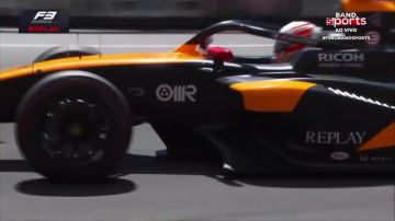 Brando Badoer bate durante classificação da F3 em Mônaco