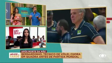 Bernardinho na quadra pela morte da mãe aos 90 anos; VÍDEO | Melhor da ...