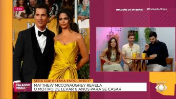 Matthew Mcconaughey revela o motivo de levar 6 anos para se casar ...