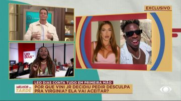 Leo Dias diz que Virginia "saiu grandona" de término com Vini Jr ...