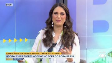 Cris Flores invade o Bora Brasil e fala sobre estreia na Band