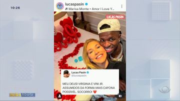 Namoro de Virginia e Vini Jr. rende memes nas redes sociais
