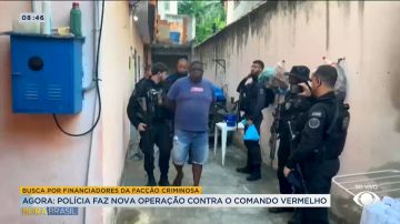 Polícia deflagra nova operação contra o Comando Vermelho