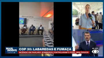 Imagens mostram início de incêndio na COP 30