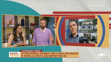 Mário Gomes relata invasão e família feita refém em casa no Rio